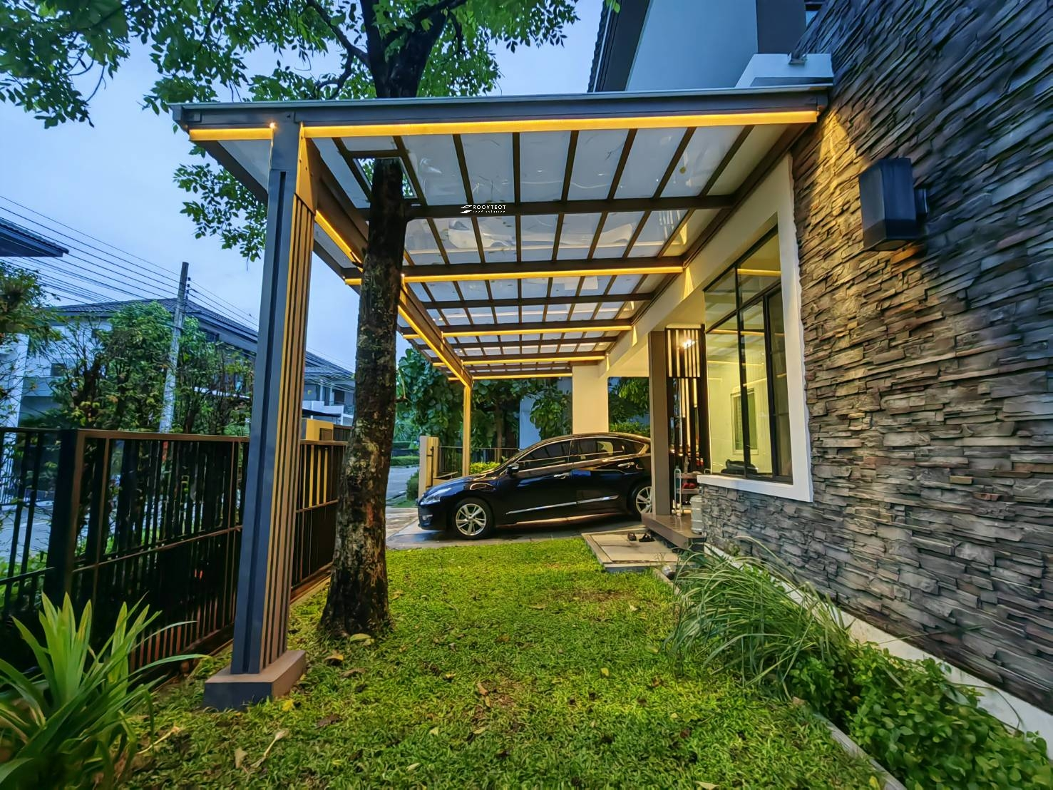 Roovtect Shinkolite Acrylic Roof Garage and Canopy
