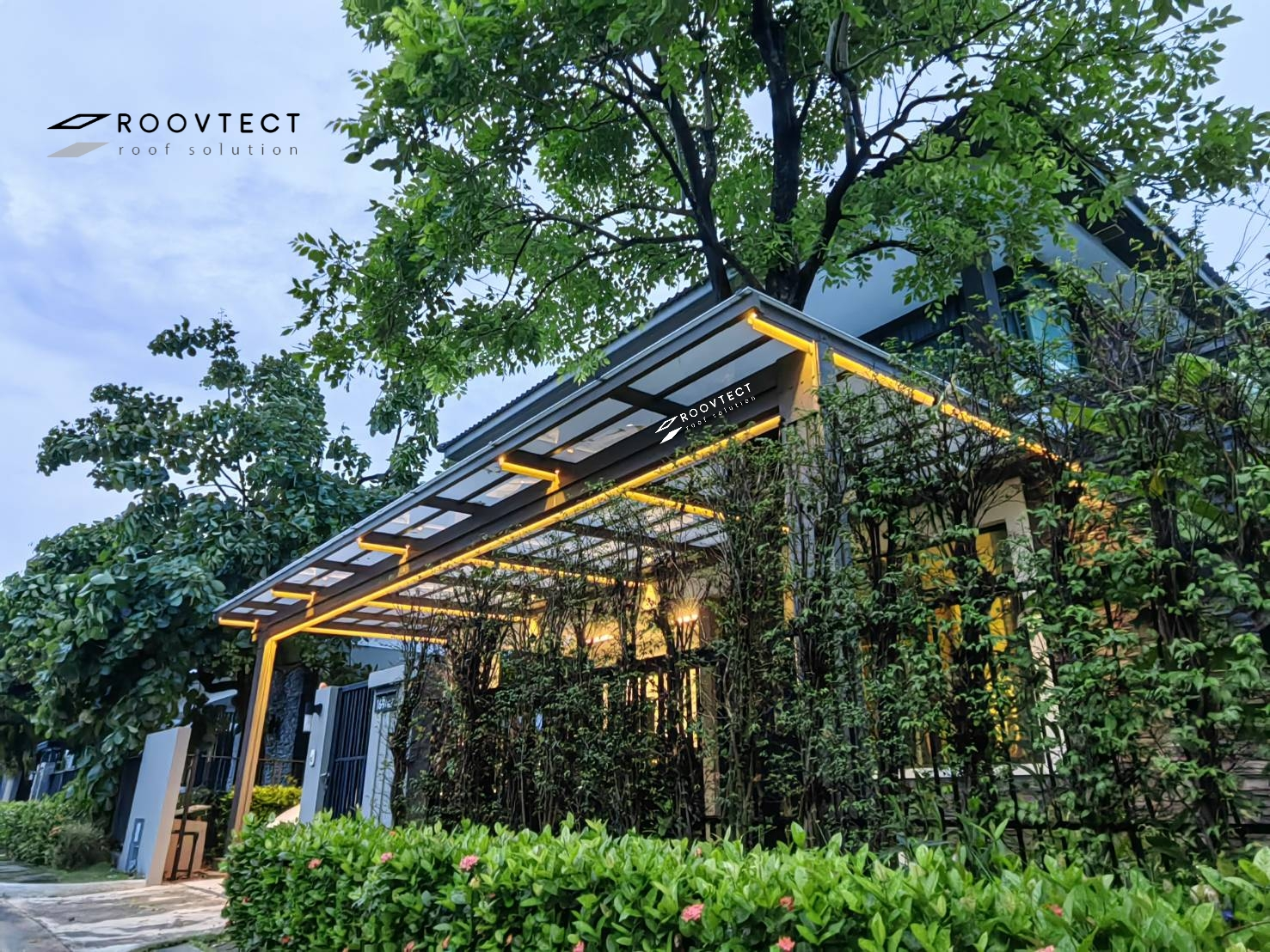 Roovtect Shinkolite Acrylic Roof Garage and Canopy